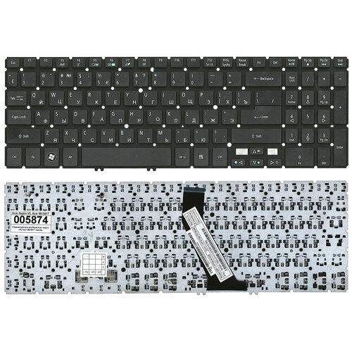 Клавиатура для ноутбука Acer NSK-R3LBQ черная