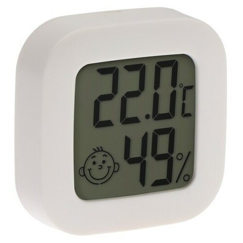 Luazon Home Термометр LTR-08, электронный, датчик температуры, датчик влажности, белый