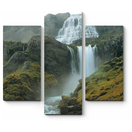 Модульная картина Водопад Диньянди70x63