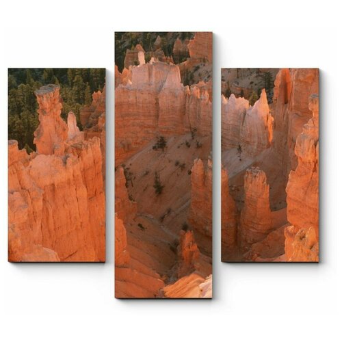 Модульная картина Крутой каньон70x63