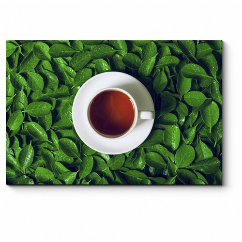 Модульная картина Зеленый чай 50x33