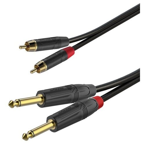 Кабель аудио 2xJack - 2xRCA Roxtone GPTC200/5 5.0m