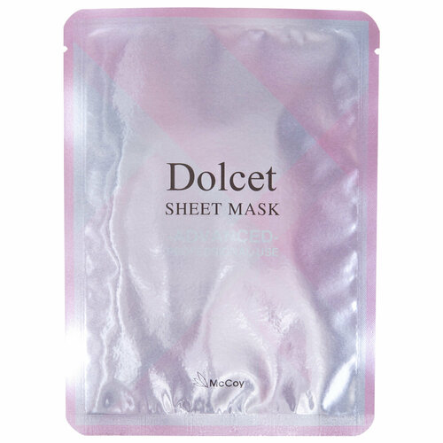Тканевая маска для увлажнения и упругости кожи груди McCoy Dolcet Sheet Mask, 4 саше х 2 шт.