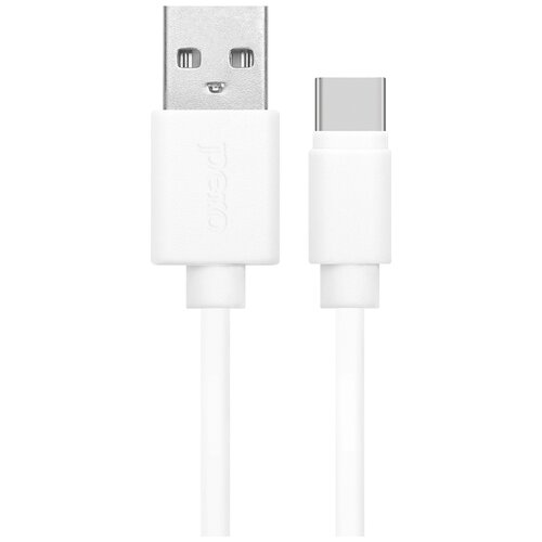 Кабель Pero DC-03 USB (m) - USB Type-C (m), 2 м, белый