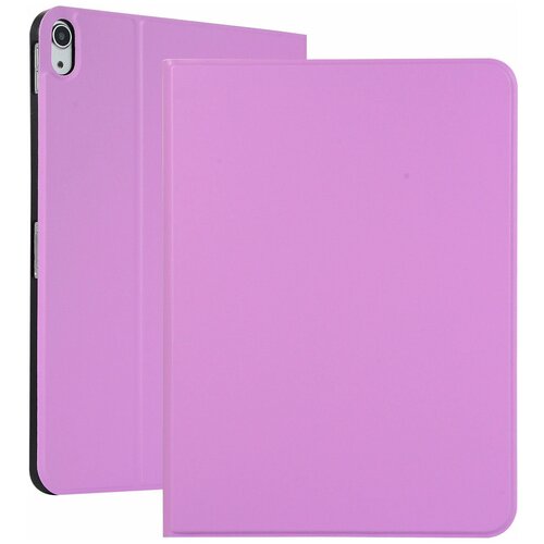 Чехол для планшета Apple iPad 10 10.9 дюйма (2022) - A2696, A2757, A2777, кожаный, трансформируется в подставку (светло-фиолетовый)