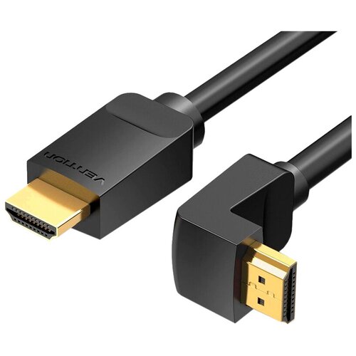 Кабель Vention HDMI High speed v2.0 with Ethernet 19M/19M угол 270 - 2м Кабель Vention HDMI(m)/HDMI(m) - 2 м (AAQBH)