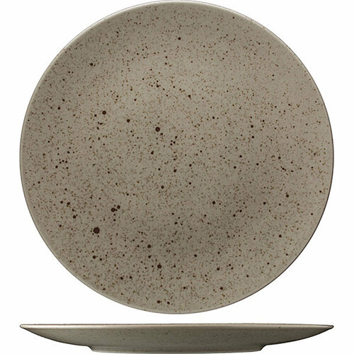 Набор из 2 мелких тарелок "Lifestyle Natural" круглая, 27 см, бежевый, фарфор, Lilien Austria, LCN2127