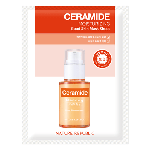 NATURE REPUBLIC Тканевая маска для лица с керамидами Good Skin Ceramide Mask Sheet, 24 мл