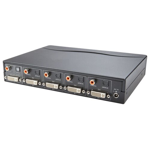 AV-BOX SW1-41AD Коммутатор DVI + звук цифровой оптический/коаксиальный, 4 вх. 1 вых.