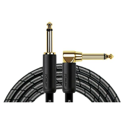 Kirlin IWB-202BEGL 3M BM кабель инструментальный Разъемы: 1/4" прямой моноджек 1/4" угловой мон