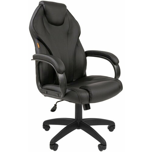 Игровое компьютерное кресло CHAIRMAN 299, экокожа, черный