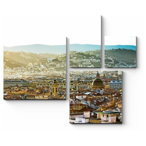 Модульная картина Панорама, Ницца, Франция112x93
