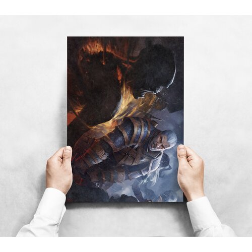 Постер "Вселенная Ведьмака" А1 (60х80 см) / Плакат интерьерный (без рамы)