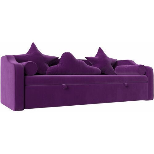 Детский диван-кровать Лига Диванов Рико Фиолетовый (микровельвет)