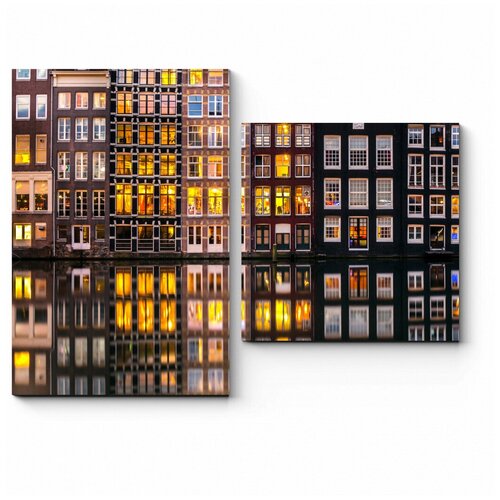 Модульная картина Огни Амстердама130x98