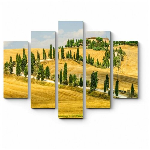 Модульная картина Старая ферма в Тоскане 115x92