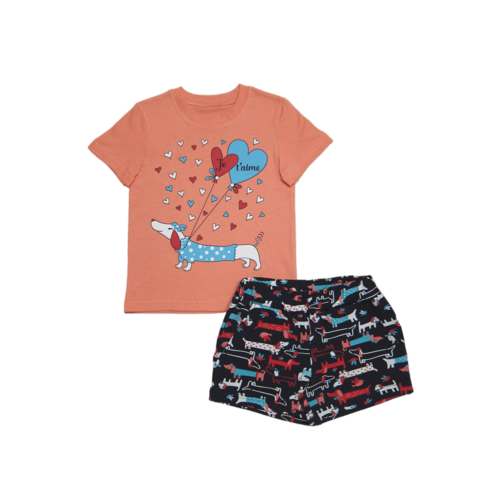 Комплект одежды Светлячок-С, размер 80-86, коралловый