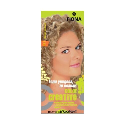 Fiona Creative color краска для волос, 11.1 Белая акация, 100 мл