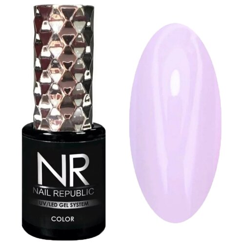 Nail Republic гель-лак для ногтей Color, 10 мл, 10 г, 296 припыленный нежно-розовый