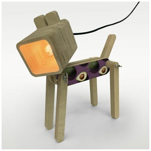 Настольная лампа светильник "Собака" модель Еда - 600