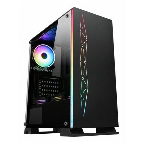 Корпус ATX Formula F-3402, Midi-Tower, без БП, черный