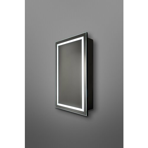 Зеркальный шкаф Silver Mirrors Hamburg-Black LED-00002669