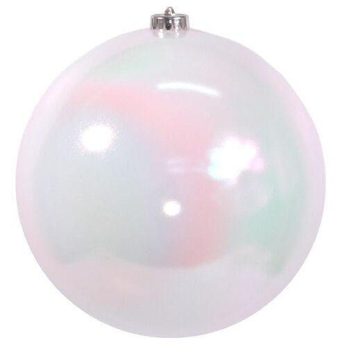 Kaemingk Пластиковый шар 20 см белый перламутр глянцевый ID32093