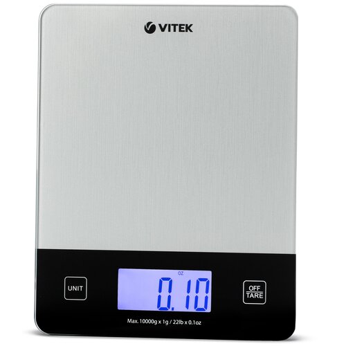 Кухонные весы VITEK VT-8010, серый