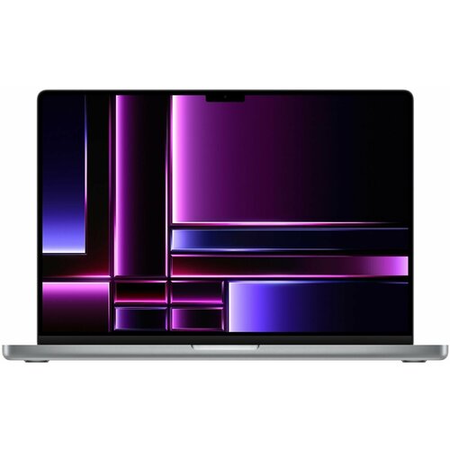 Apple MacBook Pro 14" (M2 Pro 10C CPU, 16C GPU, 2023) 16 ГБ, 512 ГБ SSD, серый космос, MPHE3, Российская клавиатура (Гравировка)