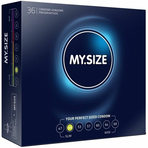 Презервативы "MY.SIZE" №36 размер 49 (ширина 49mm)