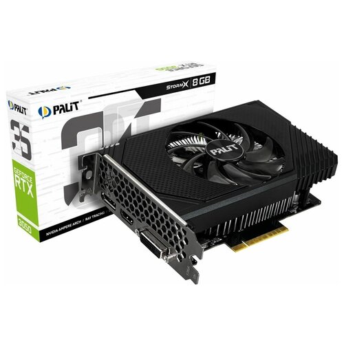 Видеокарта Palit GeForce RTX 3050 StormX 8GB (NE63050018P1-1070F)