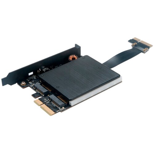 Адаптер Akasa Dual M.2 PCIe SSD Adater AK-PCCM2P-04