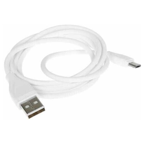 Кабель круглый FinePower micro USB - USB белый 1 м