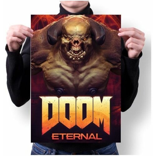 Плакат GOODbrelok А1 Принт "Дум Doom" - 4