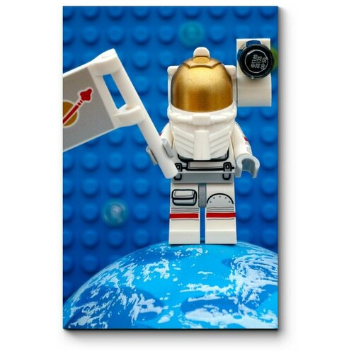 Модульная картина Лего-космонавт 100x150