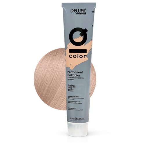 Dewal Cosmetics Краситель перманентный IQ COLOR, 9.61 very light ash blonde, 90 мл