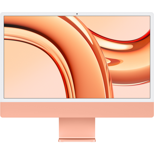 23.5" Моноблок Apple iMac 24" 2023 г. 4480x2520, Apple M3 NaN ГГц, RAM 8 ГБ, SSD 256 ГБ, Apple M3 10-core, MacOS, оранжевый