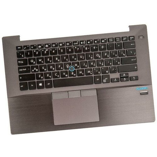 Клавиатура (keyboard) для ноутбука Asus BU403UA-1A с топкейсом и подсветкой черная 90NX00F1-R31RU0