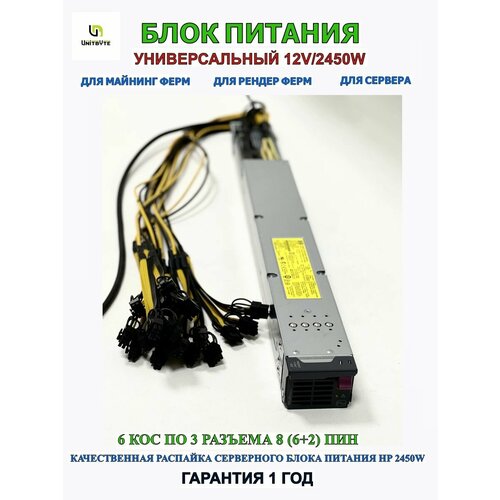 Блок питания универсальный 12в/2450втБлок питания 850W 80+