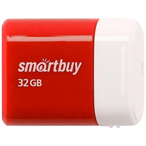 Флешка SmartBuy Lara 32 ГБ, 1 шт., красный