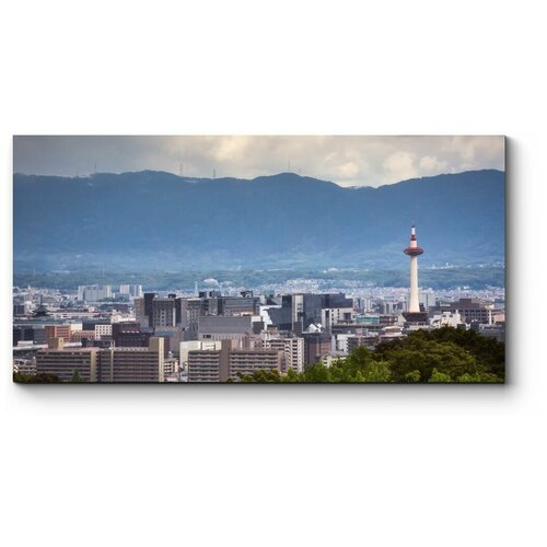 Модульная картина Пролетая над Киото160x80
