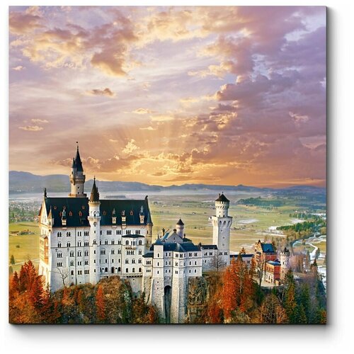 Модульная картина Замок под Мюнхеном100x100