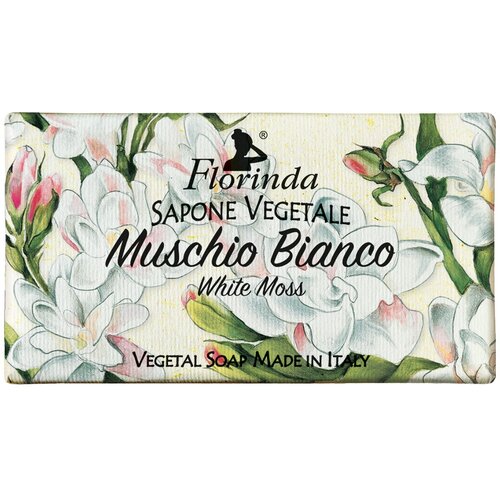 Мыло с ароматом белого мускуса Florinda Soap White Moss /100 мл/гр.