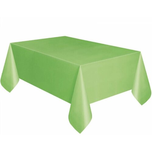 Скатерть "Праздничный стол" одноразовая пвх, цвет зеленый салатовый, 137х183 см