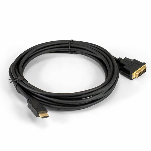 Кабель HDMI-DVI-D ExeGate EX-CC-HDMIM-DVI2M-5.0 (19M/(24+1)M, dual link, 5м, позолоченные контакты) EX294674RUS