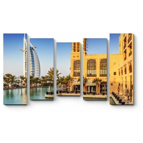 Модульная картина Тропическая сказка в Дубае 180x108