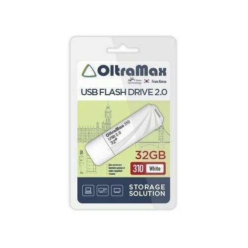 Флешка OLTRAMAX OM-32GB-310-White