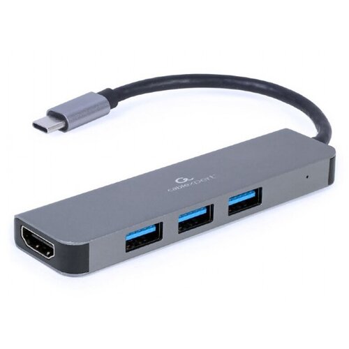 Хаб USB Gembird Cablexpert USB-C - 3xUSB/HDMI A-CM-COMBO2-01