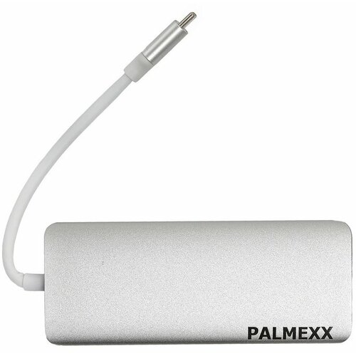 Адаптер-переходник PALMEXX USB-C (Type-c) to HDMI+3*USB3.0+USBC+CR+LAN