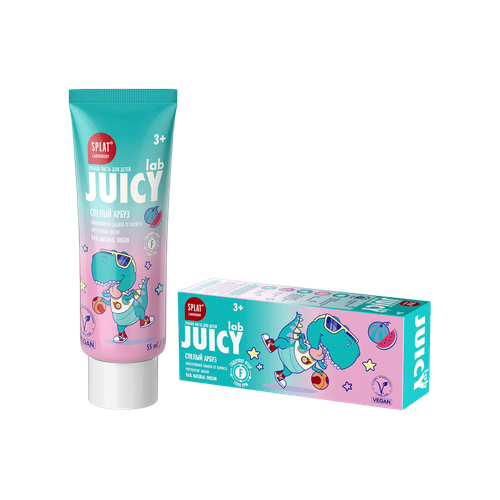 Splat Juicy lab Арбуз детская зубная паста со фтором 55 мл